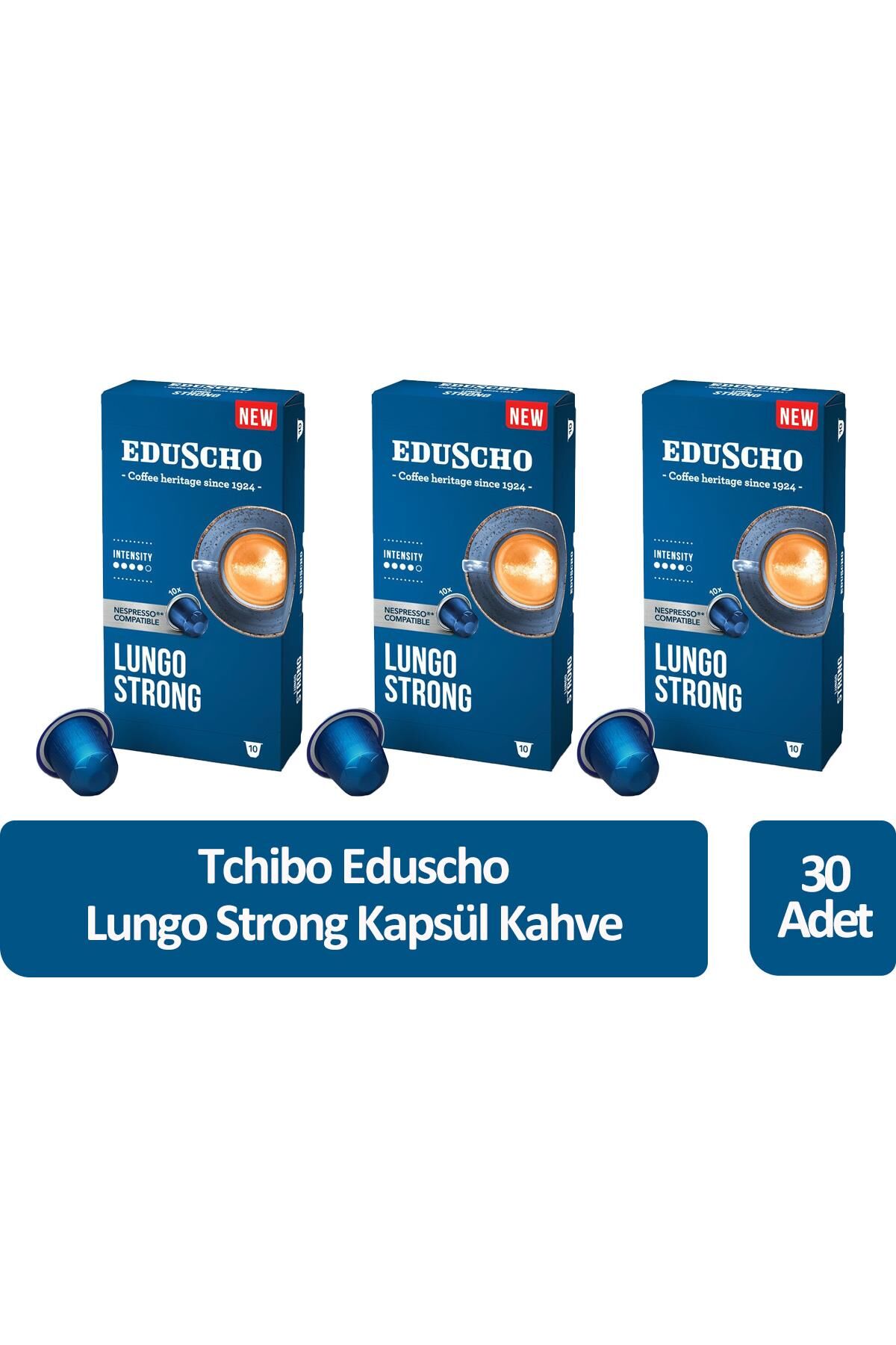 Tchibo Eduscho Lungo Strong Kapsül Kahve 30 Kapsül - BunlarEve.com ...