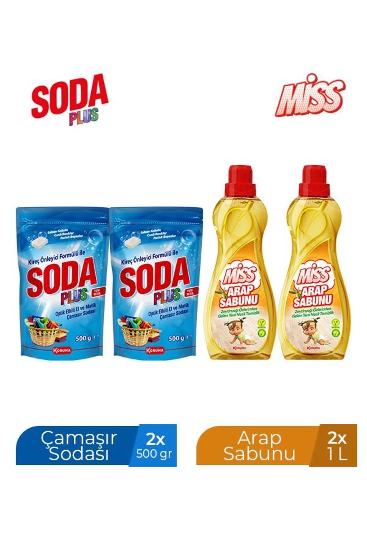 Miss Arap Sabunu 1 L x 2 Adet Soda Plus 500 gr x 2 Adet - BunlarEve.com ...